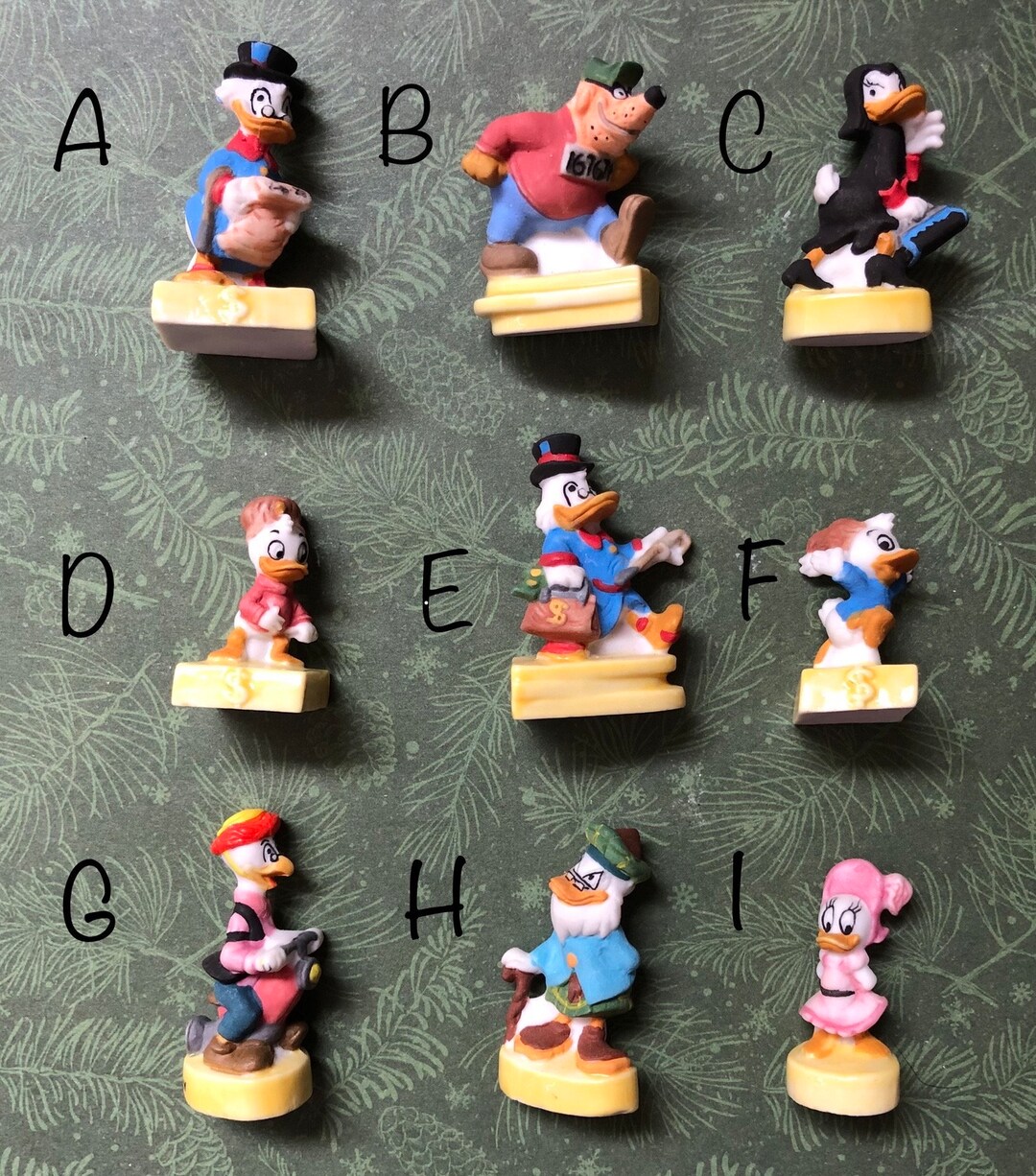 French Beans - Disney Donald Scrooge Figurine Miniatures - Etsy