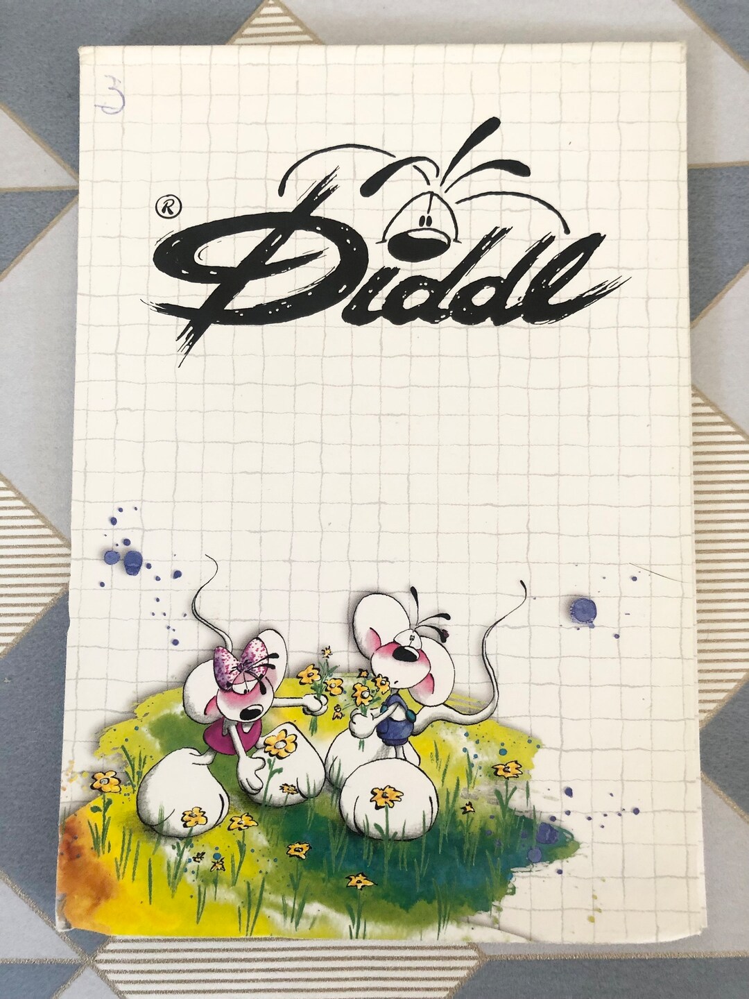 Vintage Little Single Sheet of Diddl Paper - Etsy