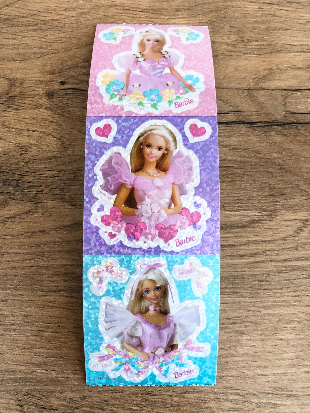 Vintage Sandylion Barbie Stickers 1998 - Etsy