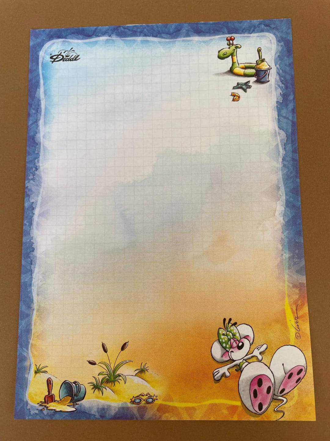 Vintage Medium Single Sheet of Diddl Paper - Etsy