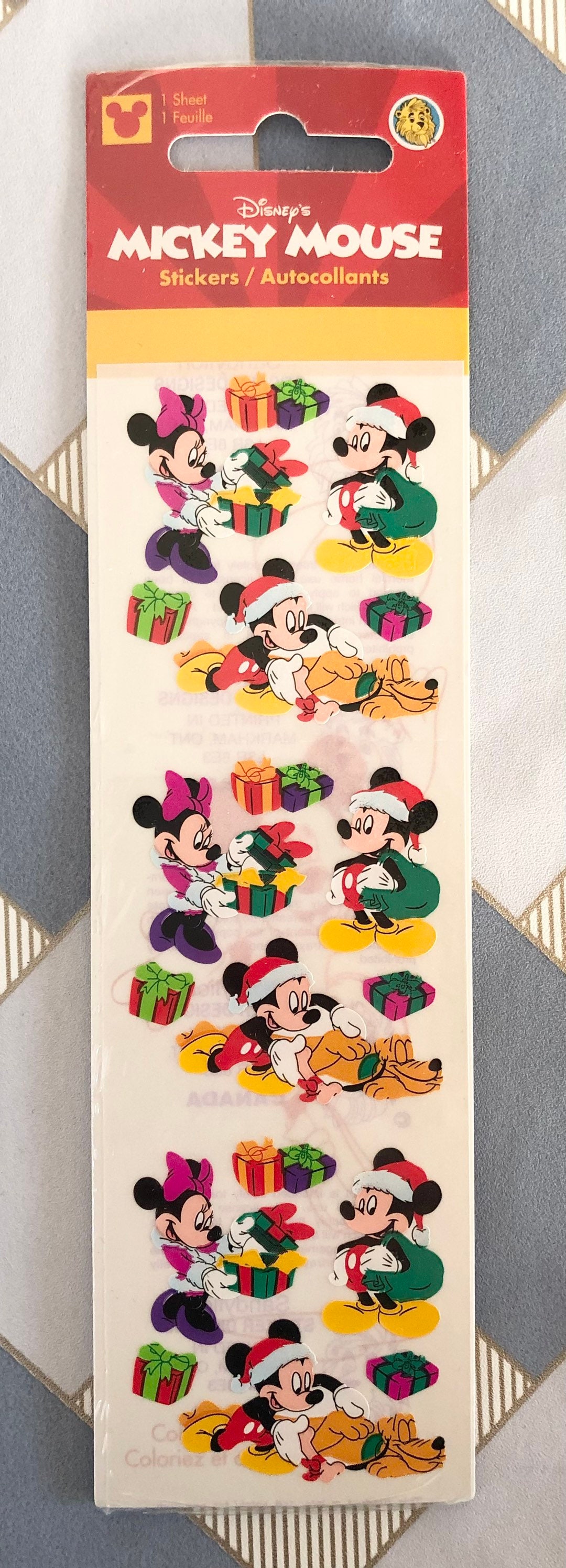 Vintage Stickers Sandylion Christmas Mickey Kids - Etsy