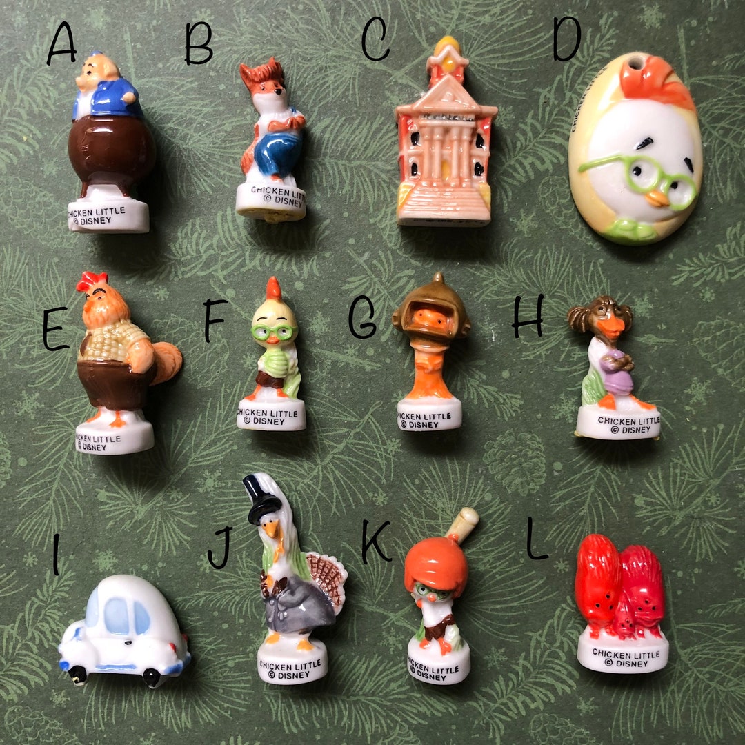 French Beans - Chicken Little Disney Miniature Figurines - Etsy