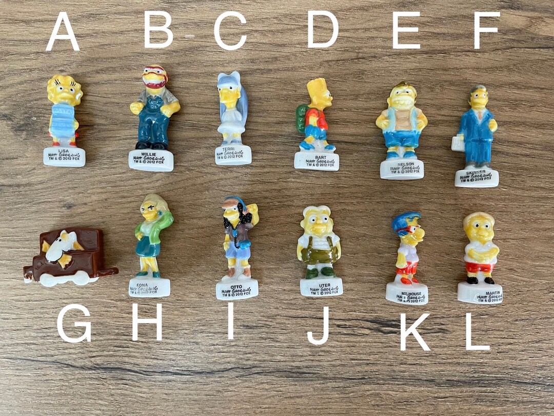 French Beans Simpsons Figurine Miniatures - Etsy