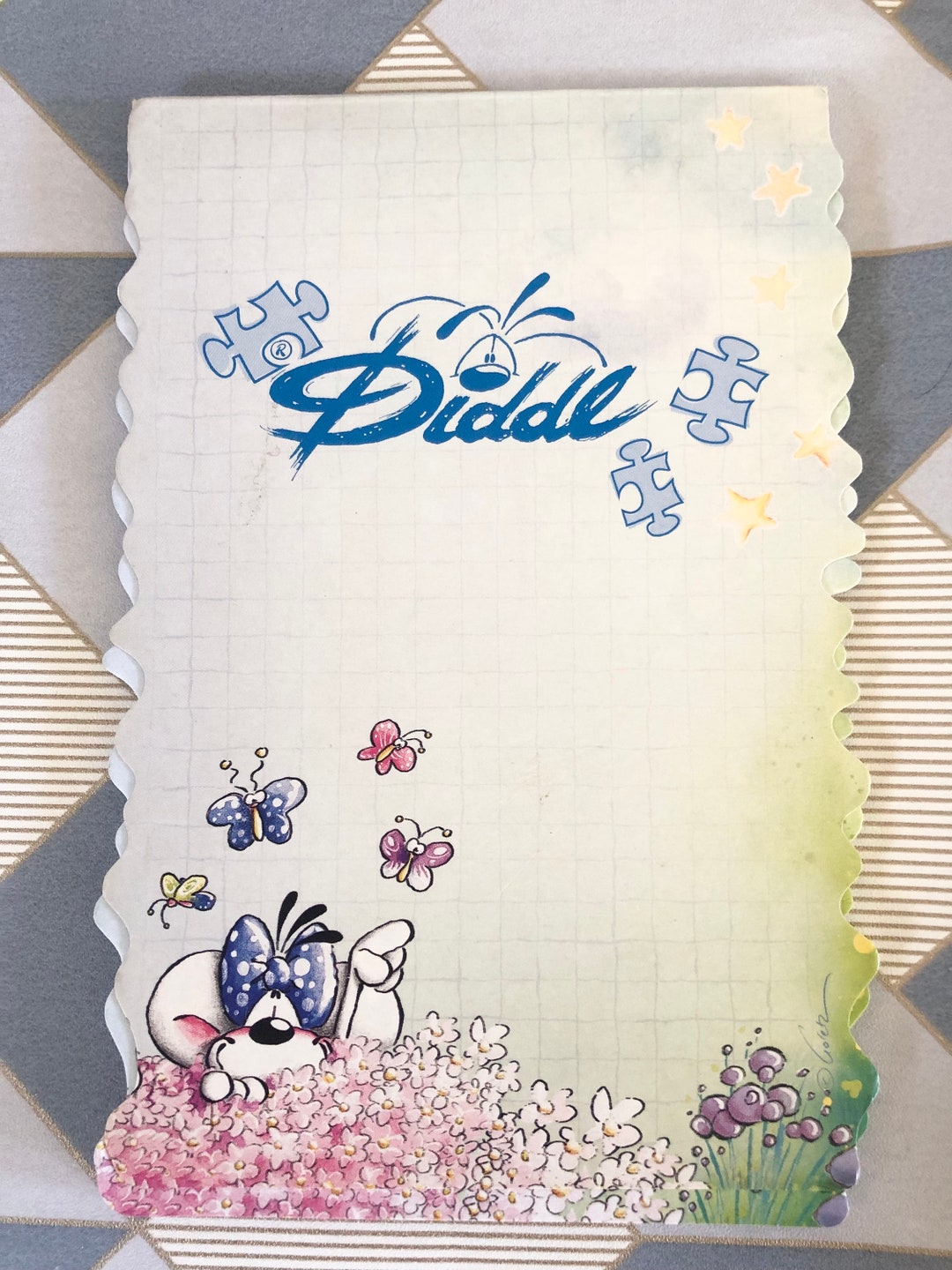 Vintage Little Single Sheet of Diddl Paper - Etsy