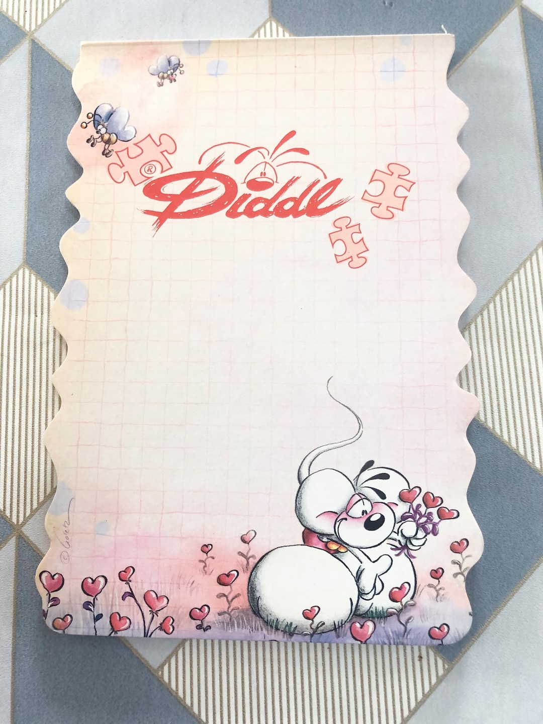 Vintage Little Single Sheet of Diddl Paper - Etsy