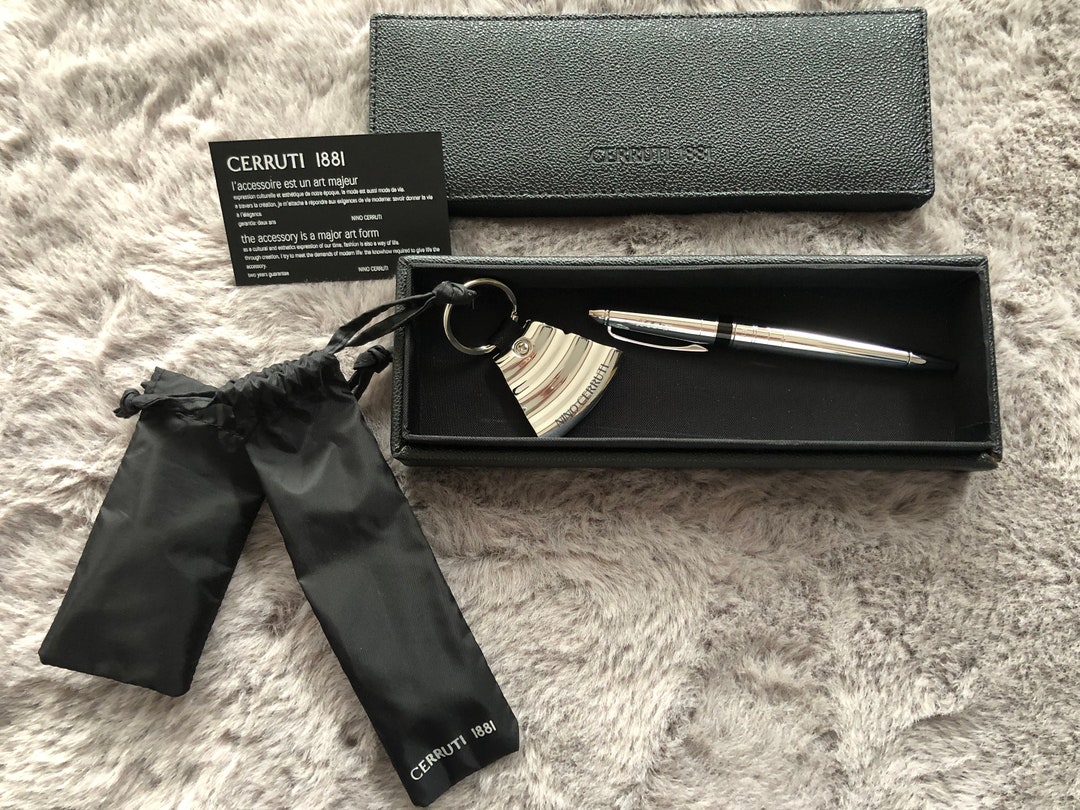 Gift Box Cerruti 1881 Key Ring and Pen - Etsy