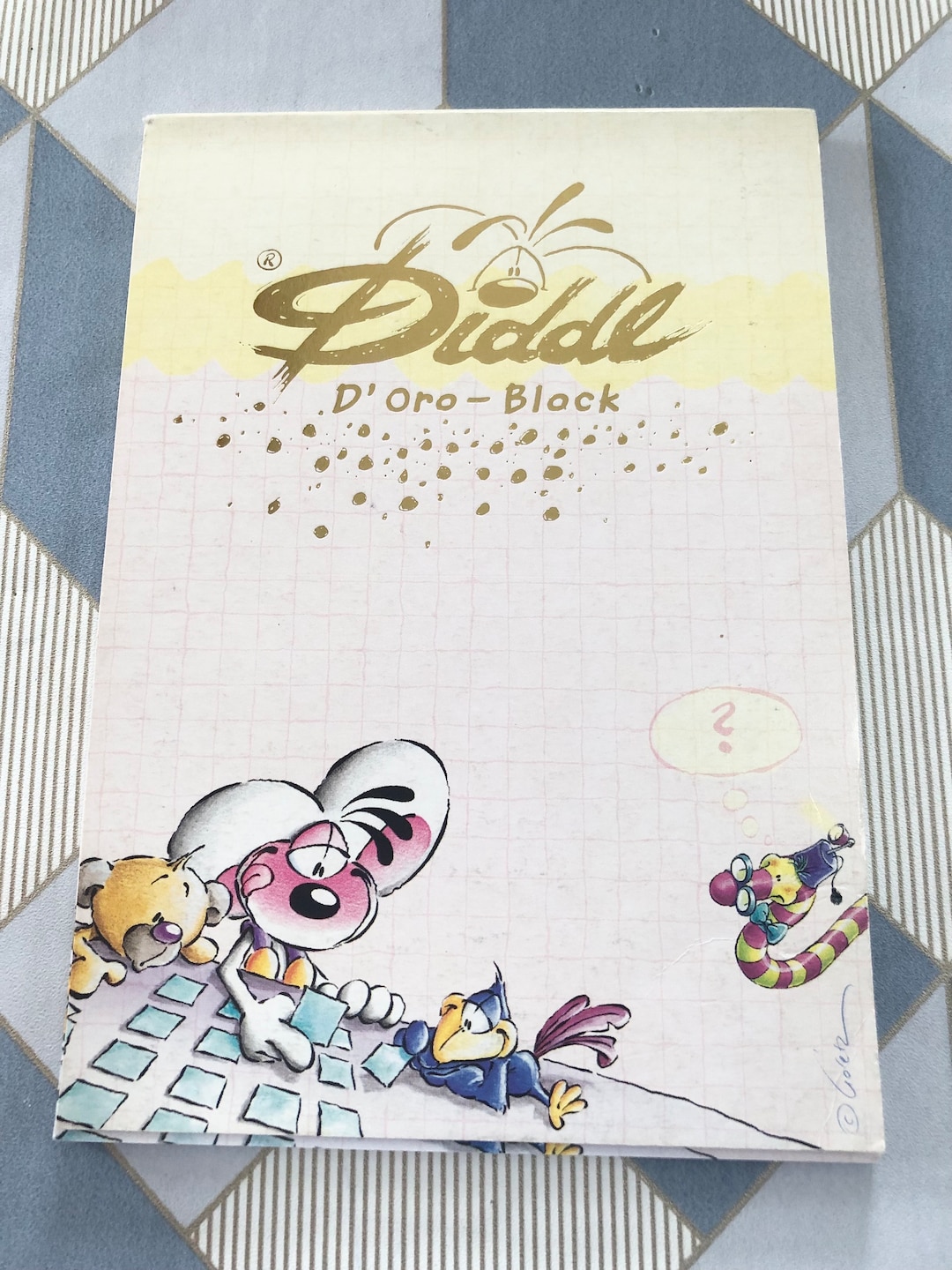 Vintage Little Single Sheet of Diddl Paper - Etsy