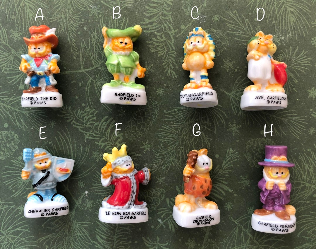 French Fèves - Garfield Miniature Figurines - Etsy