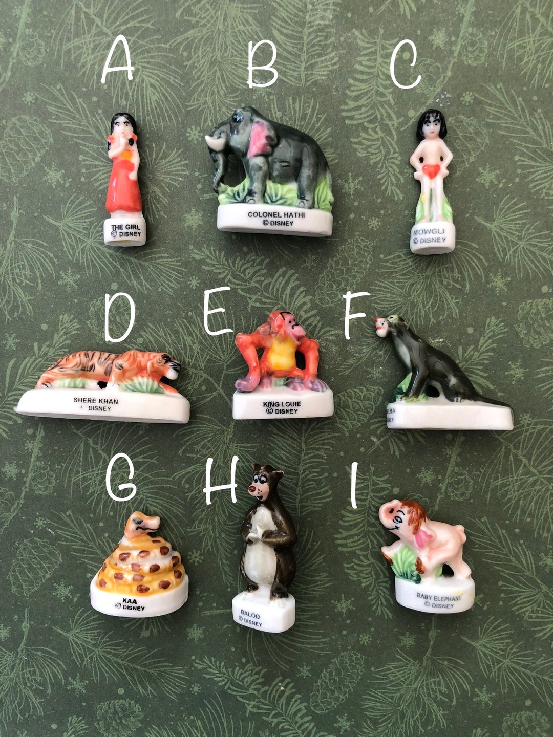 French Fèves - Miniature Figurines Jungle Book the Disney Jungle Book ...