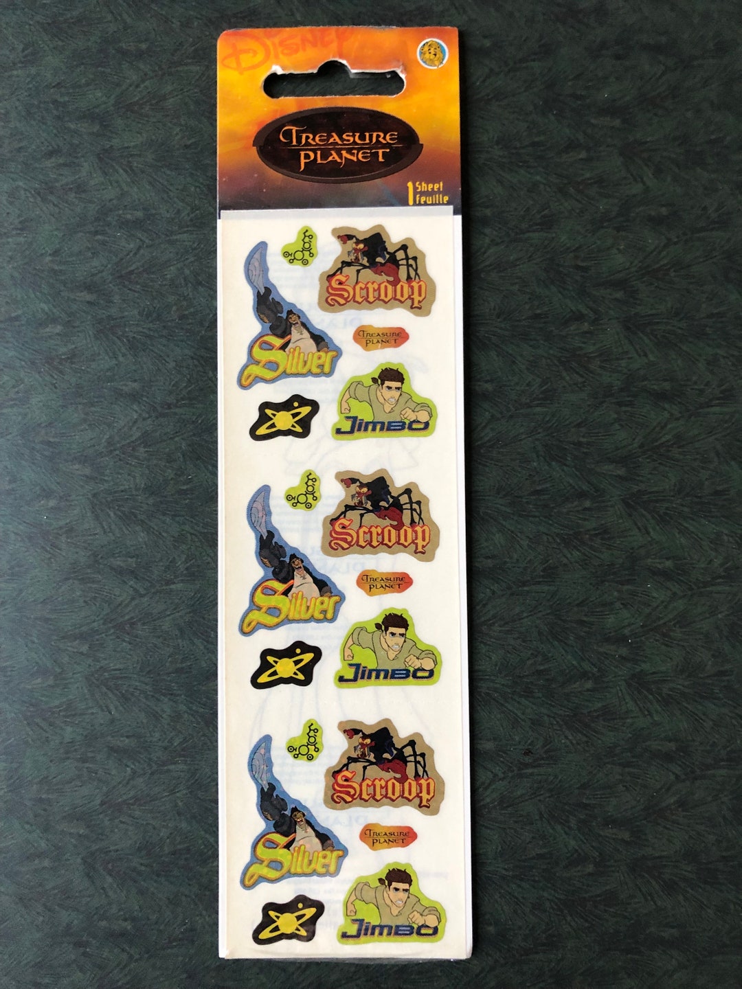 Vintage Stickers Treasure Planet Sandylion - Etsy