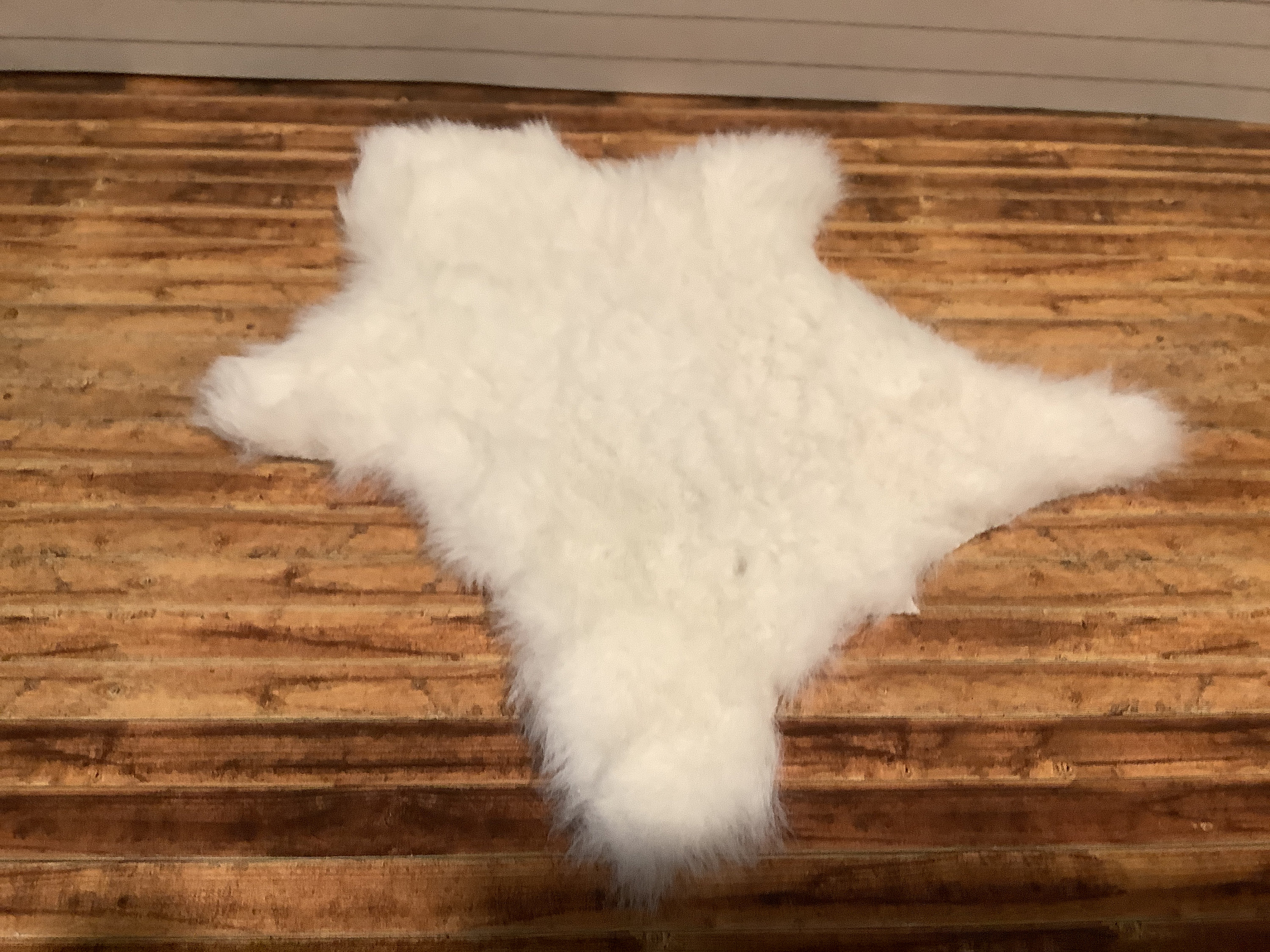 Miniature/dollhouse Faux Mini Bearskin Rug in Four Colors - Etsy