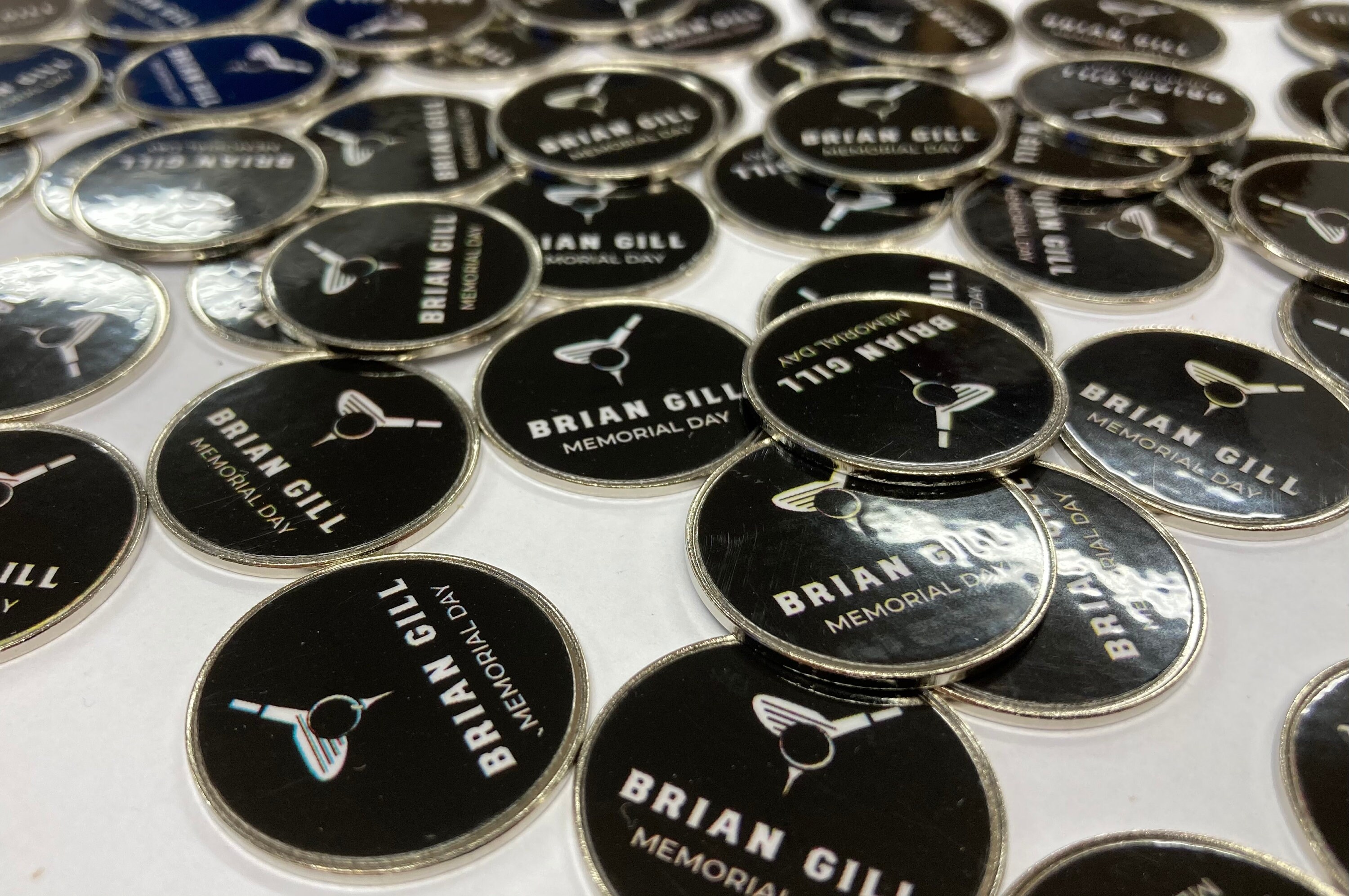 Personalised Metal Golf Ball Markers Various Quantities | Etsy UK