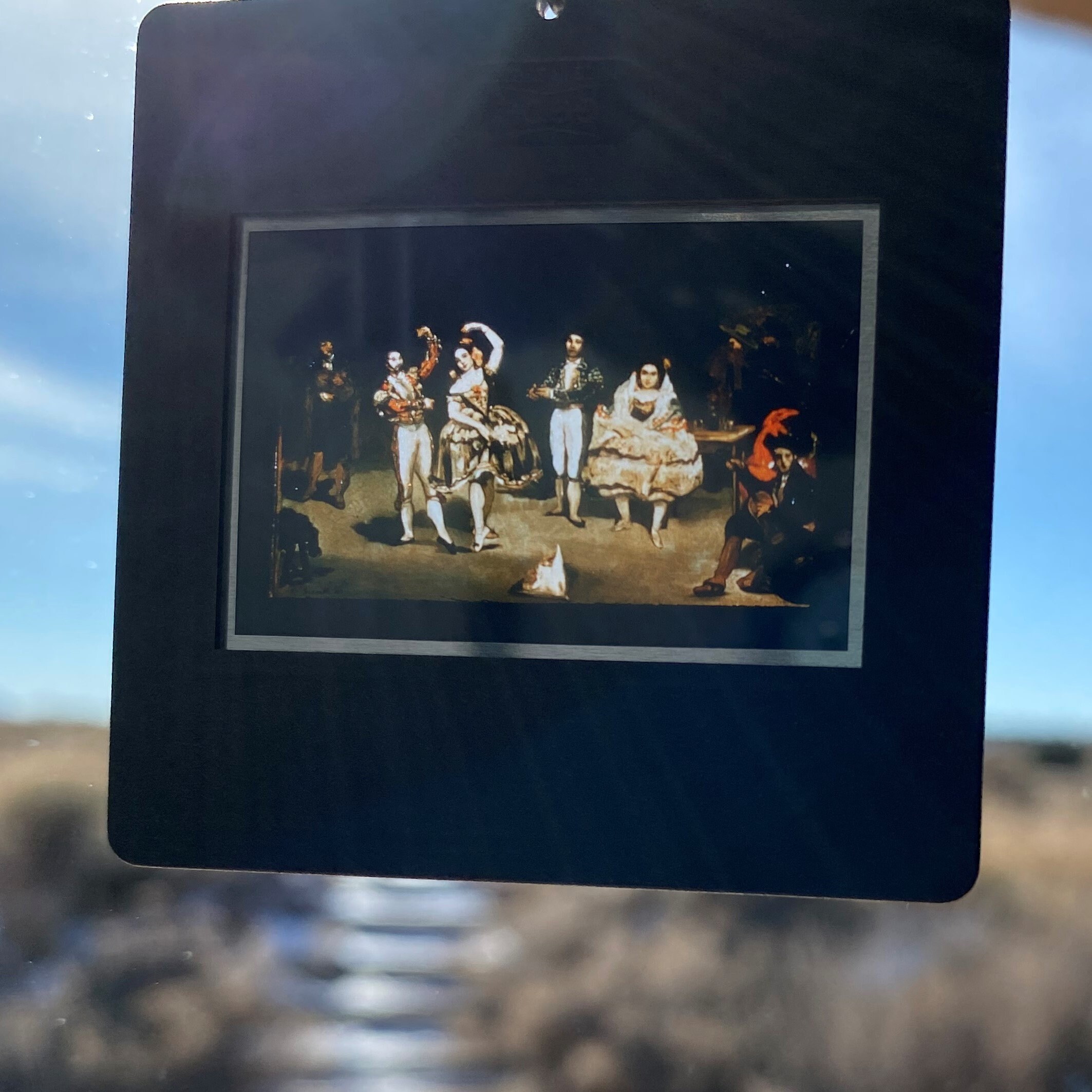 Manet Ballet espagnol Suncatcher: Mixed Media Mobile avec vintage 35mm ...