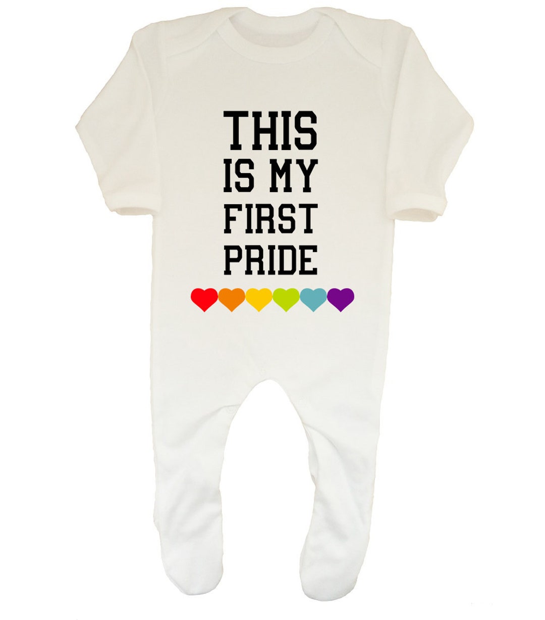 My First Pride LGBTQ+ Community Baby Boys & Girls Baby Romper Sleepsuit ...