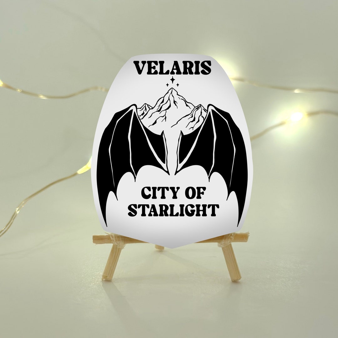 Velaris, ACOTAR Sticker, Sarah J Mass, A Court of Thorns and Roses, Bat ...