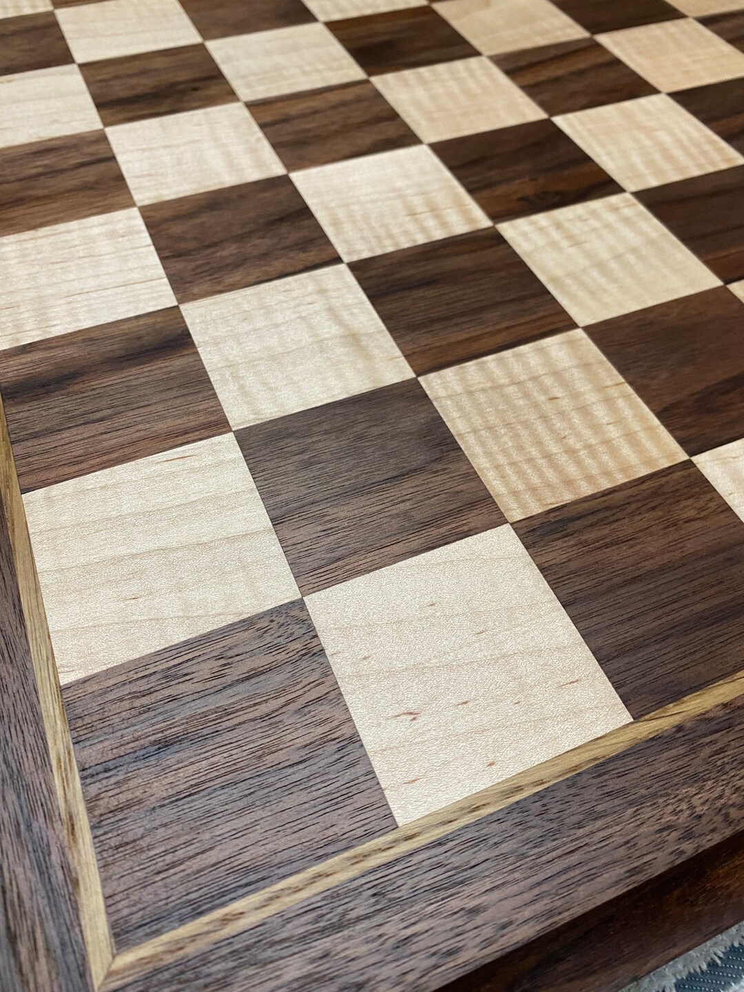 Custom Wood Chess Board 2” Squares - Etsy
