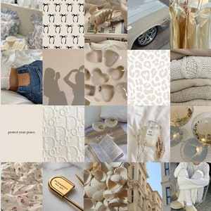 Neutral Simplistic Aesthetic Wall Collage! - Etsy