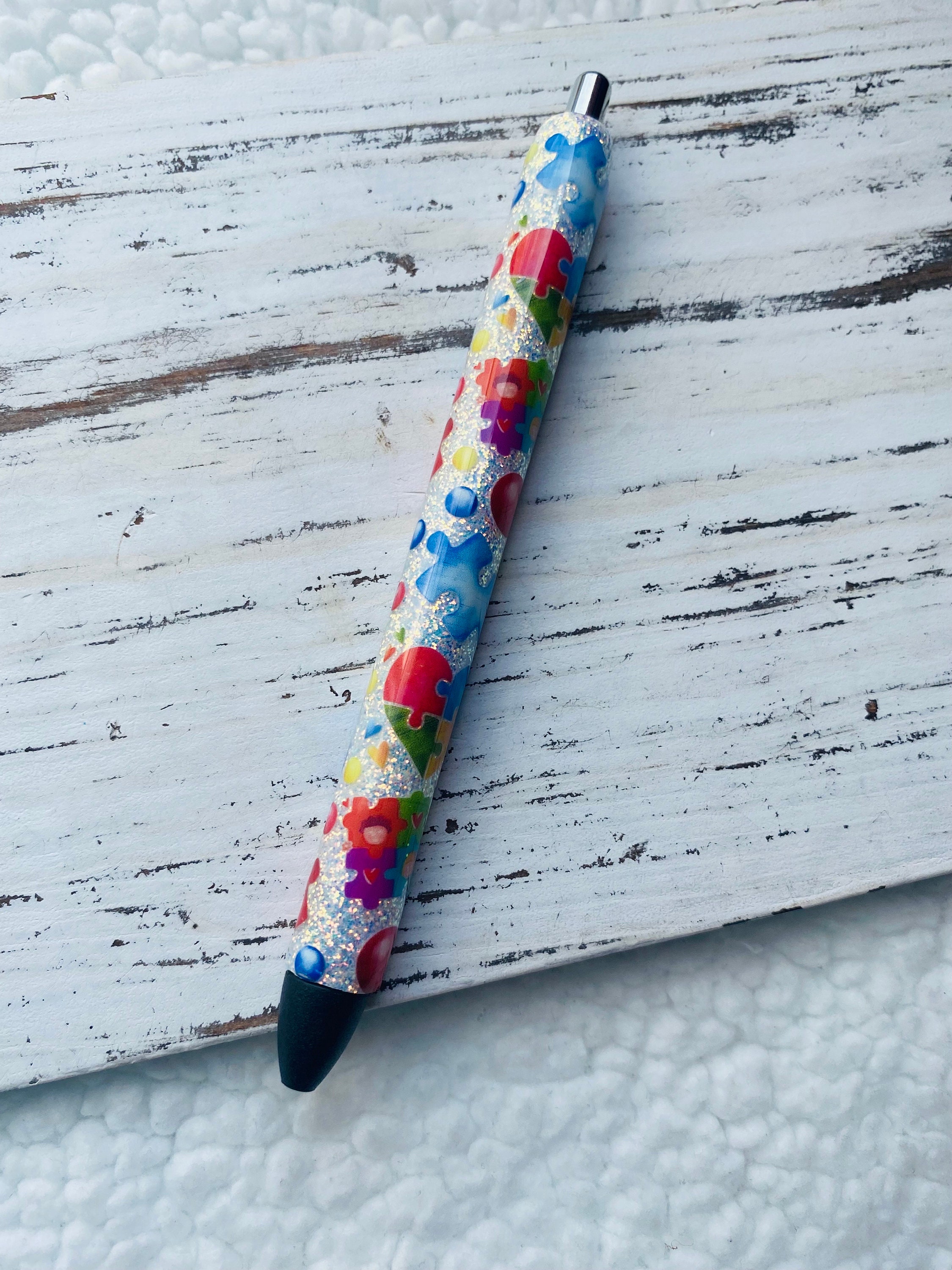 Autism Pen /glitter Pens / Ink Joy Pens / Custom Glitter Refillable Ink ...