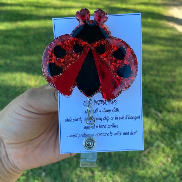 Lady Bug Beads - Etsy