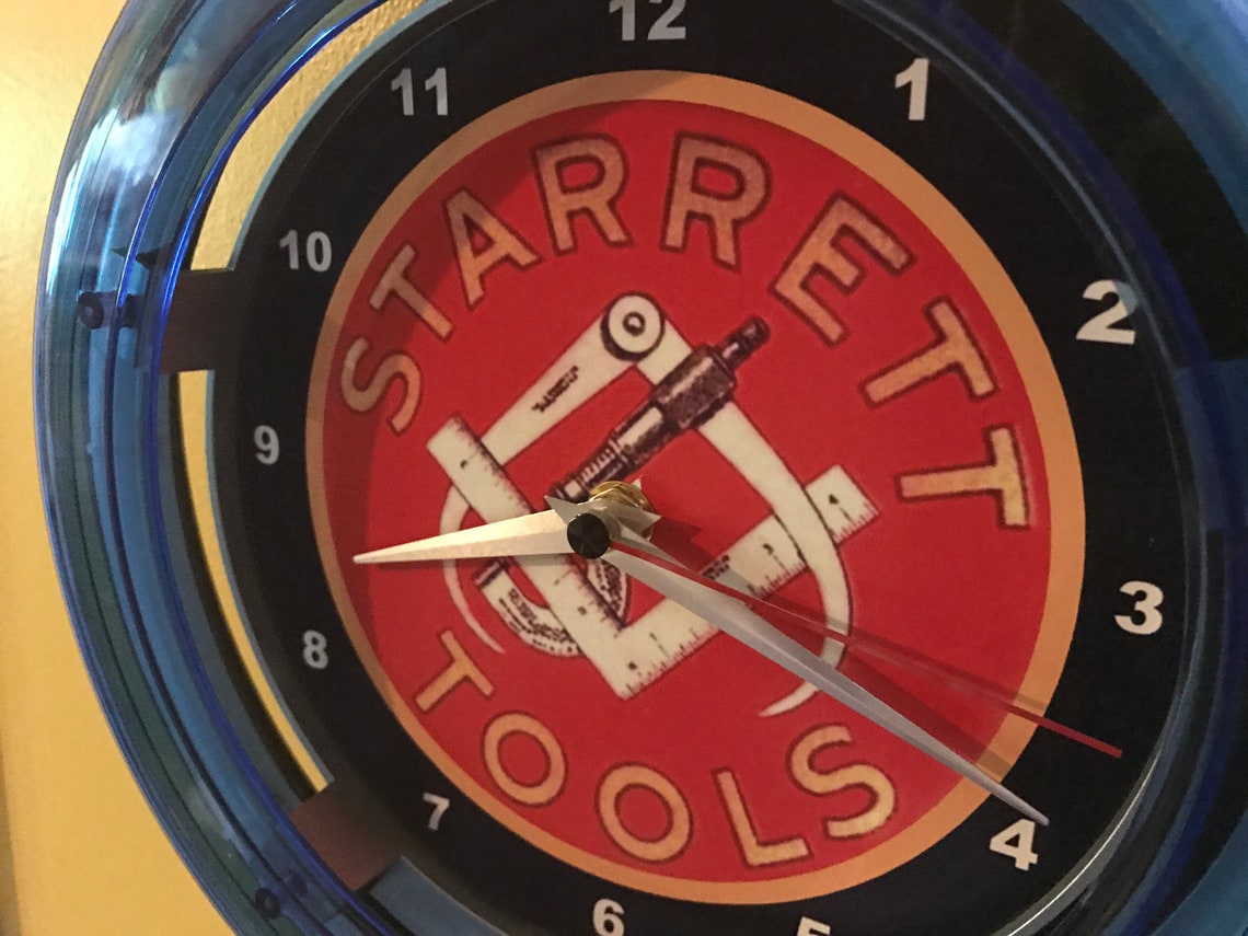 Starrett Tools Micrometer Machinist Tool Maker Machine Shop Garage Bar ...