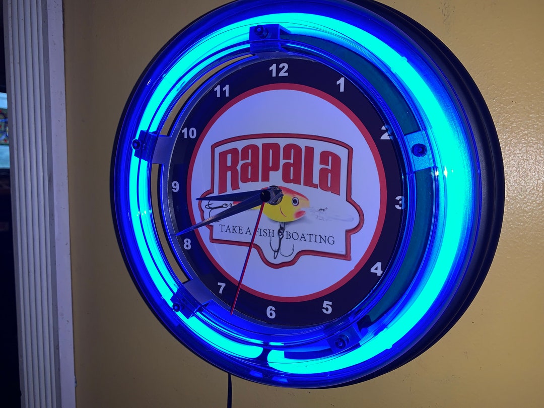 Rapala Logo Fishing Tackle Lure Bait Shop Garage Bar Advertising Man ...