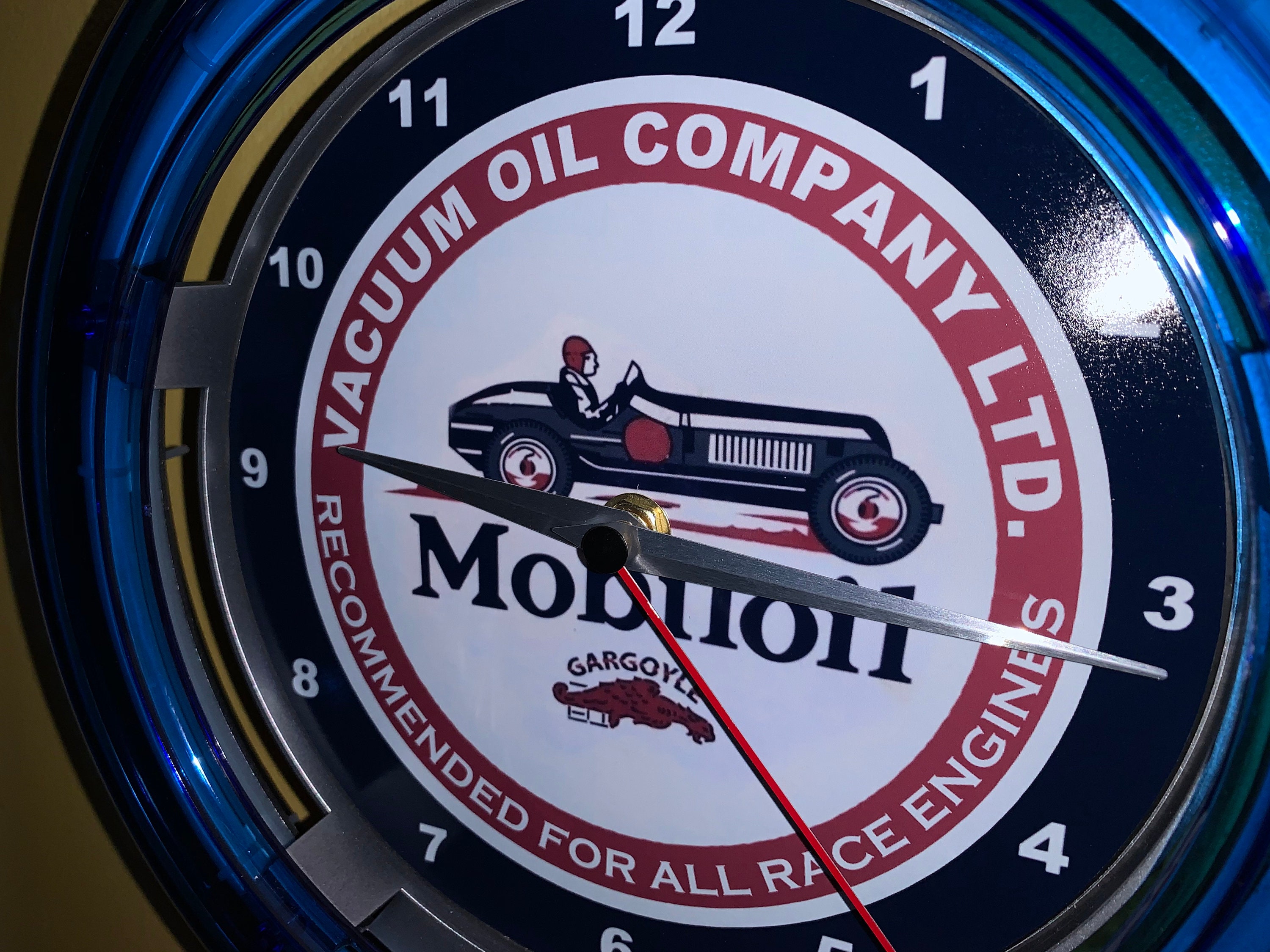 Mobil Racer Oil Gas Service Station Garage Bar Advertising Man Cave ...