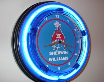 Sherwin Williams Clock - Etsy