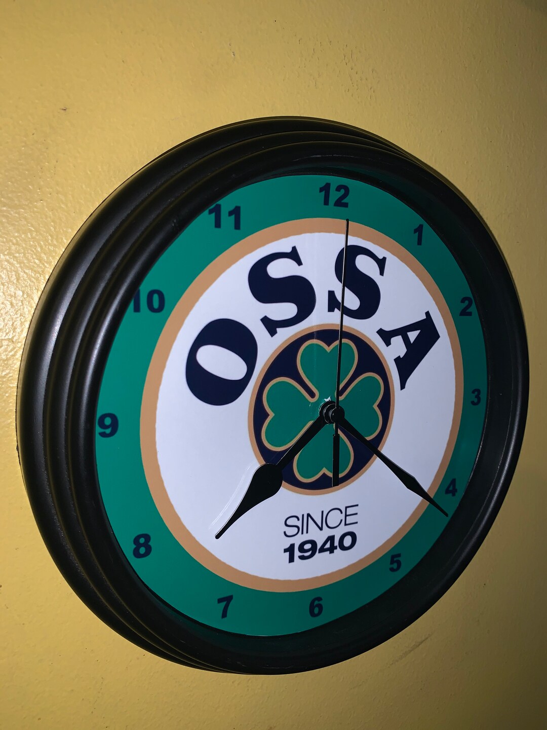OSSA Logo Motorcycle Garage Bar Advertising Man Cave Wall Clock Sign - Etsy