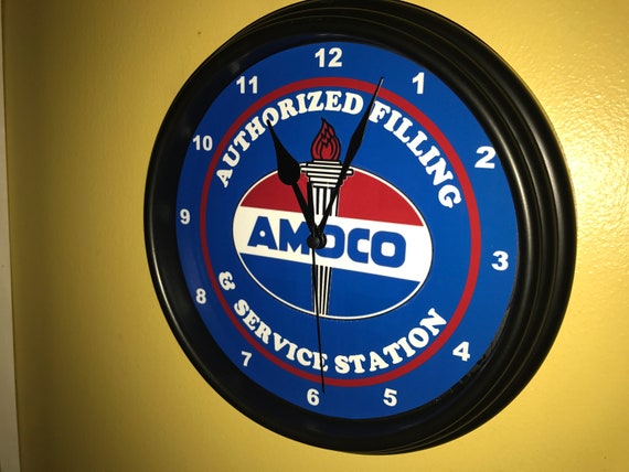 Amoco Oil Gas AuthFilling Service Station Garage Bar | Etsy