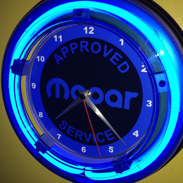 Neon Mopar Clock - Etsy