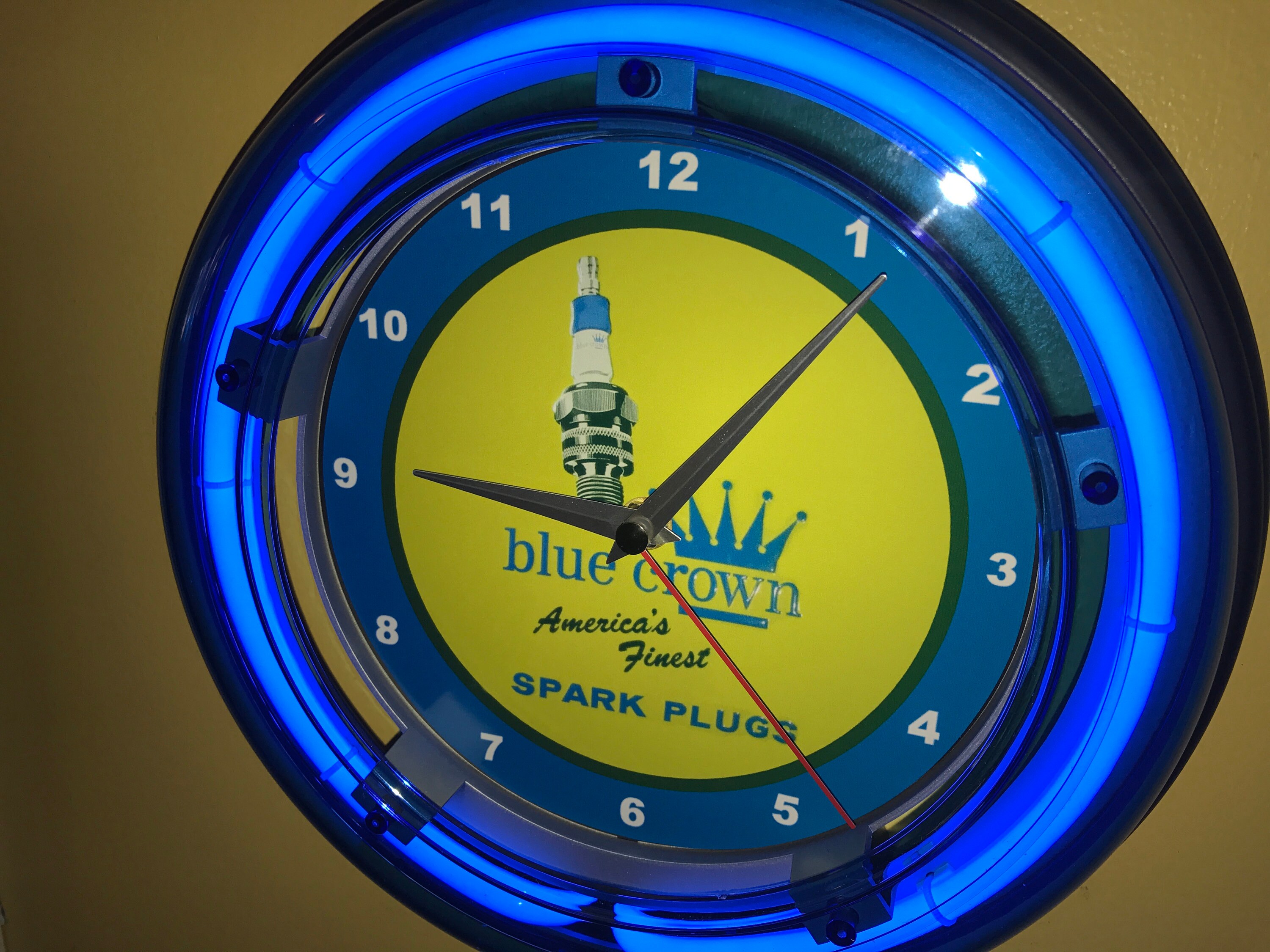 Advertisements Blue Crown Spark Plugs Gas Station Garage Bar ...