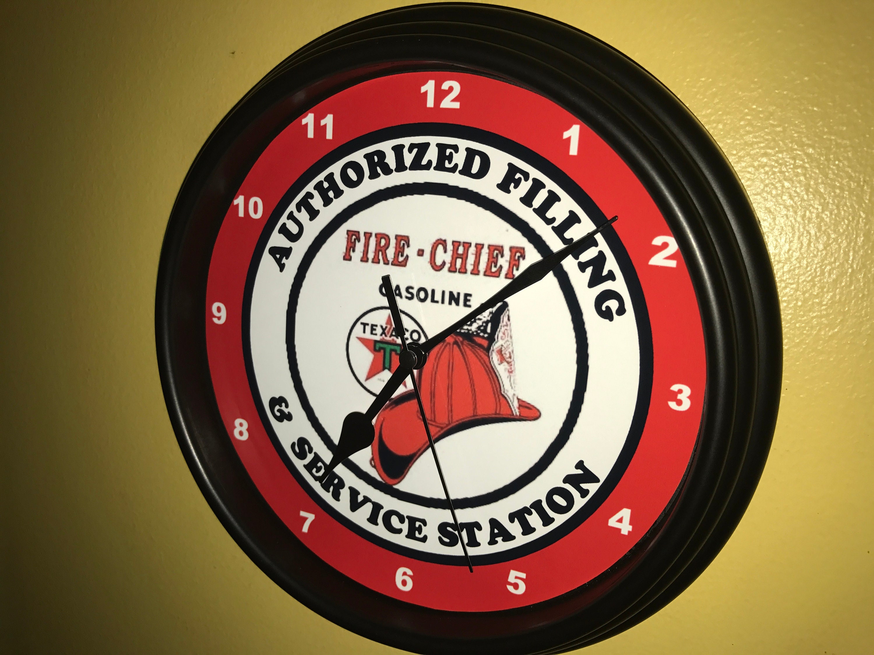 Texaco Fire Chief Oil Gas Authfilling Service Station Garage Bar ...