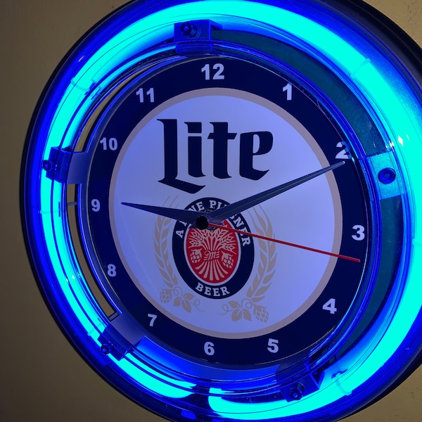 Miller Lite Neon Sign - Etsy