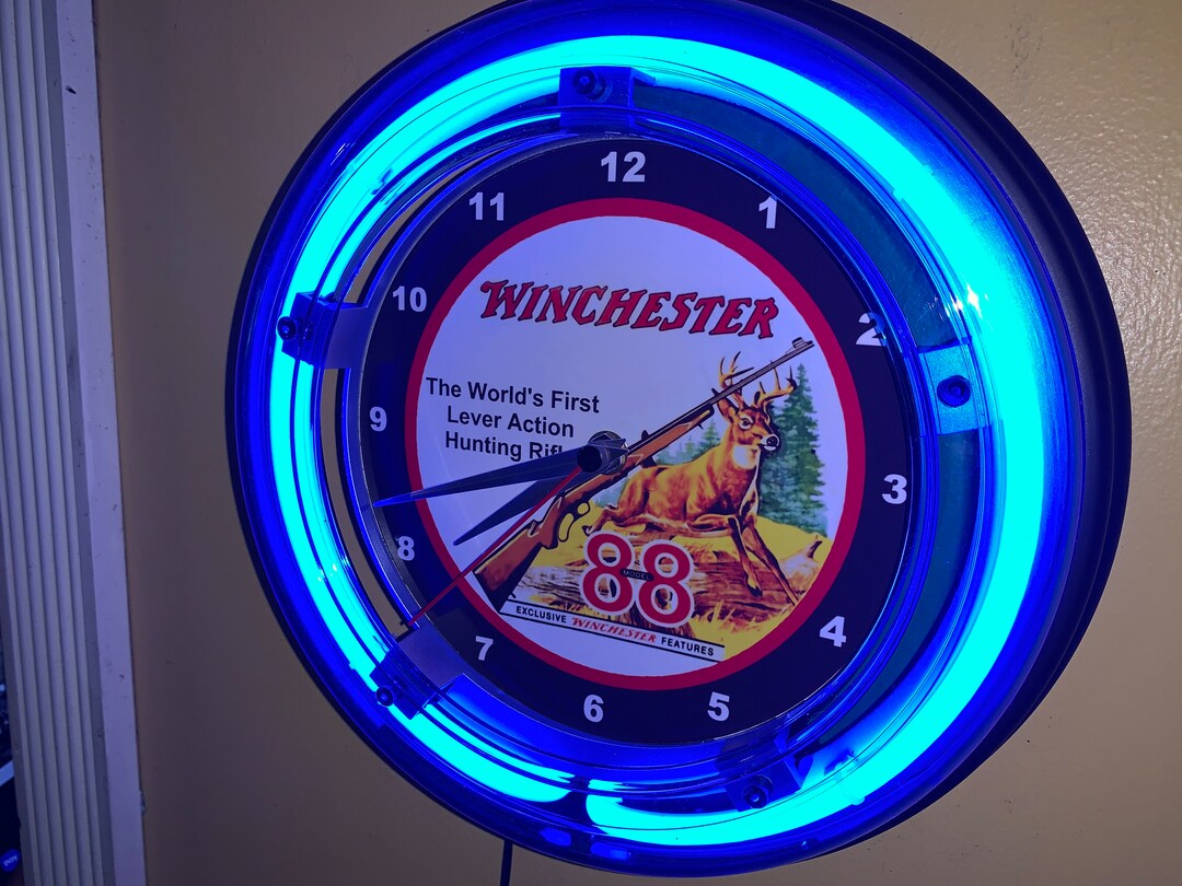 Winchester 88 Lever Action Rifle Shotgun Firearms Hunting Hunter Cabin ...