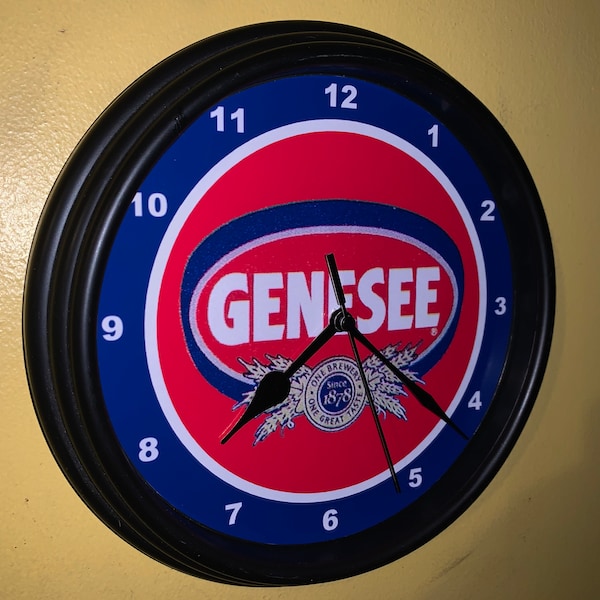 Genesee Beer Clock - Etsy