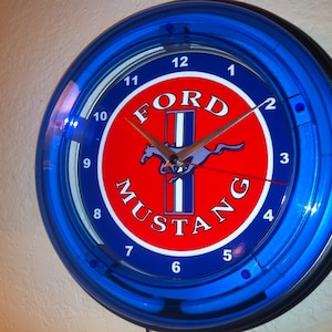 Ford Mustang Fomoco Motors Auto Mechanic Garage Bar Advertising Man ...