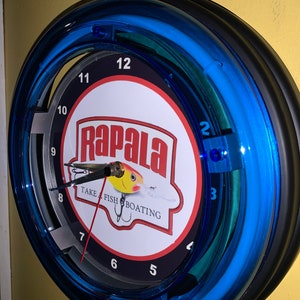 Rapala Logo Fishing Tackle Lure Bait Shop Garage Bar Advertising Man ...