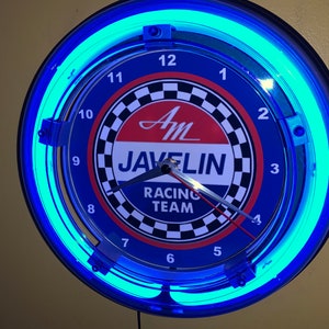 AM AMC Javelin American Motors Auto Mechanic Garage Bar Advertising Man ...