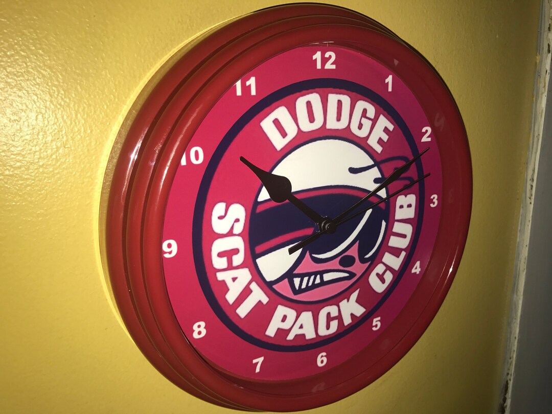 Dodge Scat Pack Mopar Motors Auto Mechanic Garage Car Man Cave ...