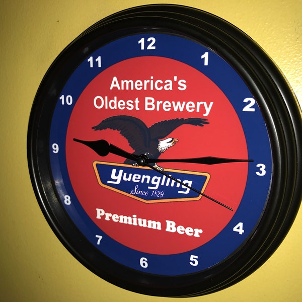 Yuengling Beer Wall Clock - Etsy