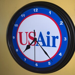 Usair Airlines Airport Terminal Pilot Airplane Garage Bar Advertising ...