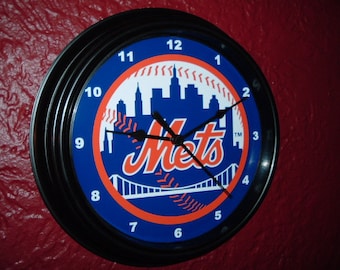Mets Wall Clock - Etsy