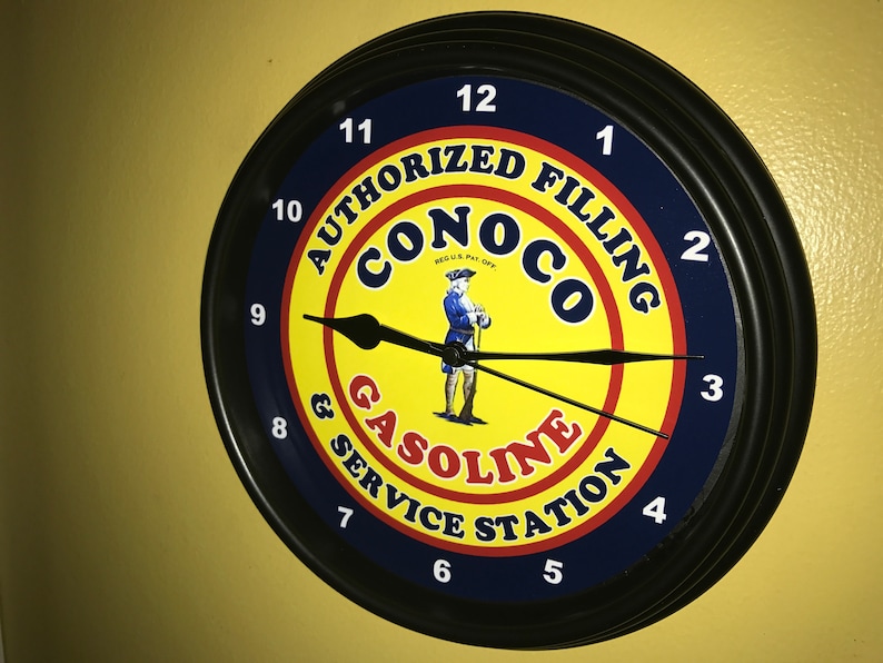 Conoco Oldlogo Oil Gas Authfilling Service Station Garage Bar ...