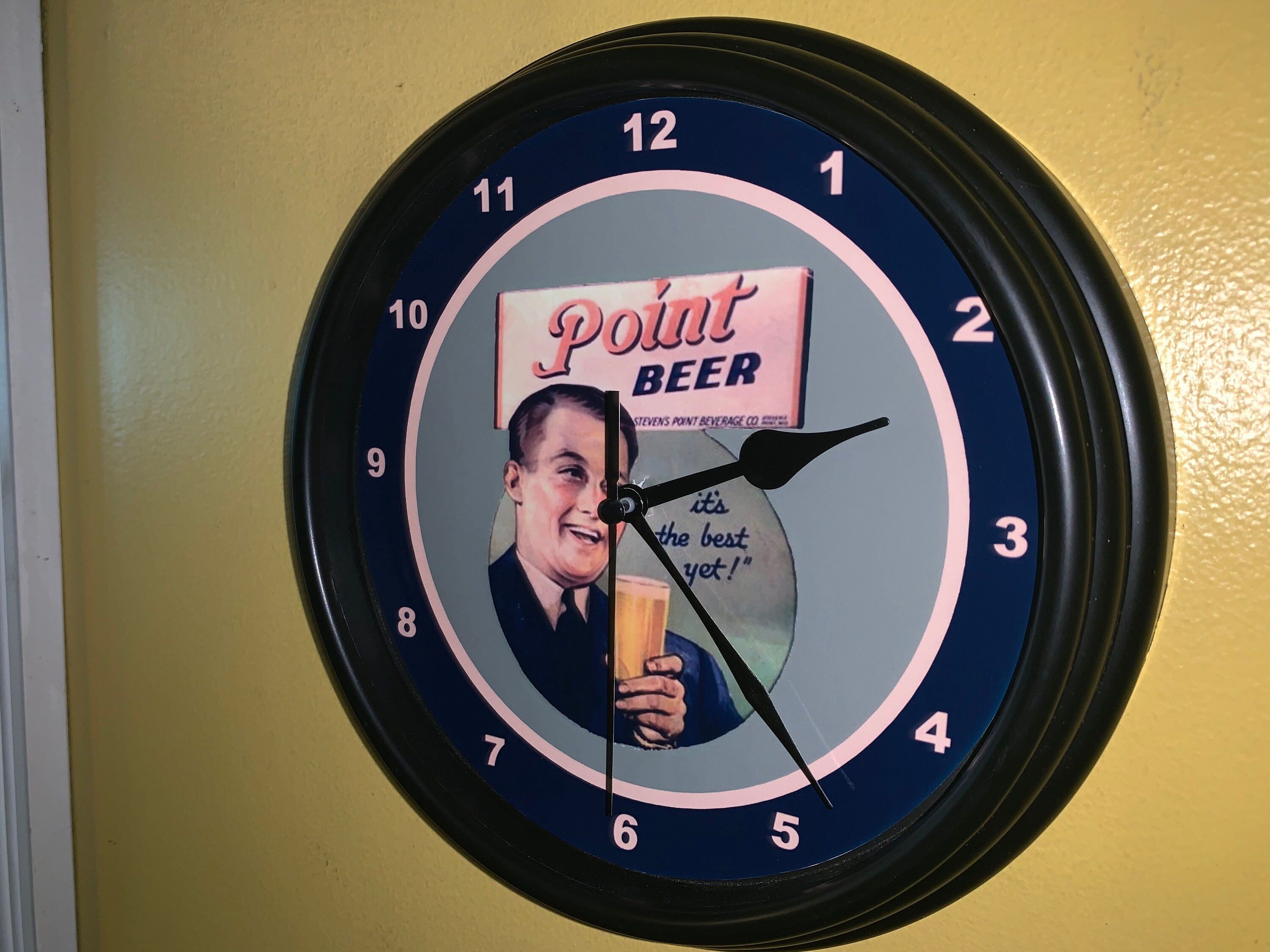 Point Beer Bar Tavern Advertising Wall Clock Sign - Etsy
