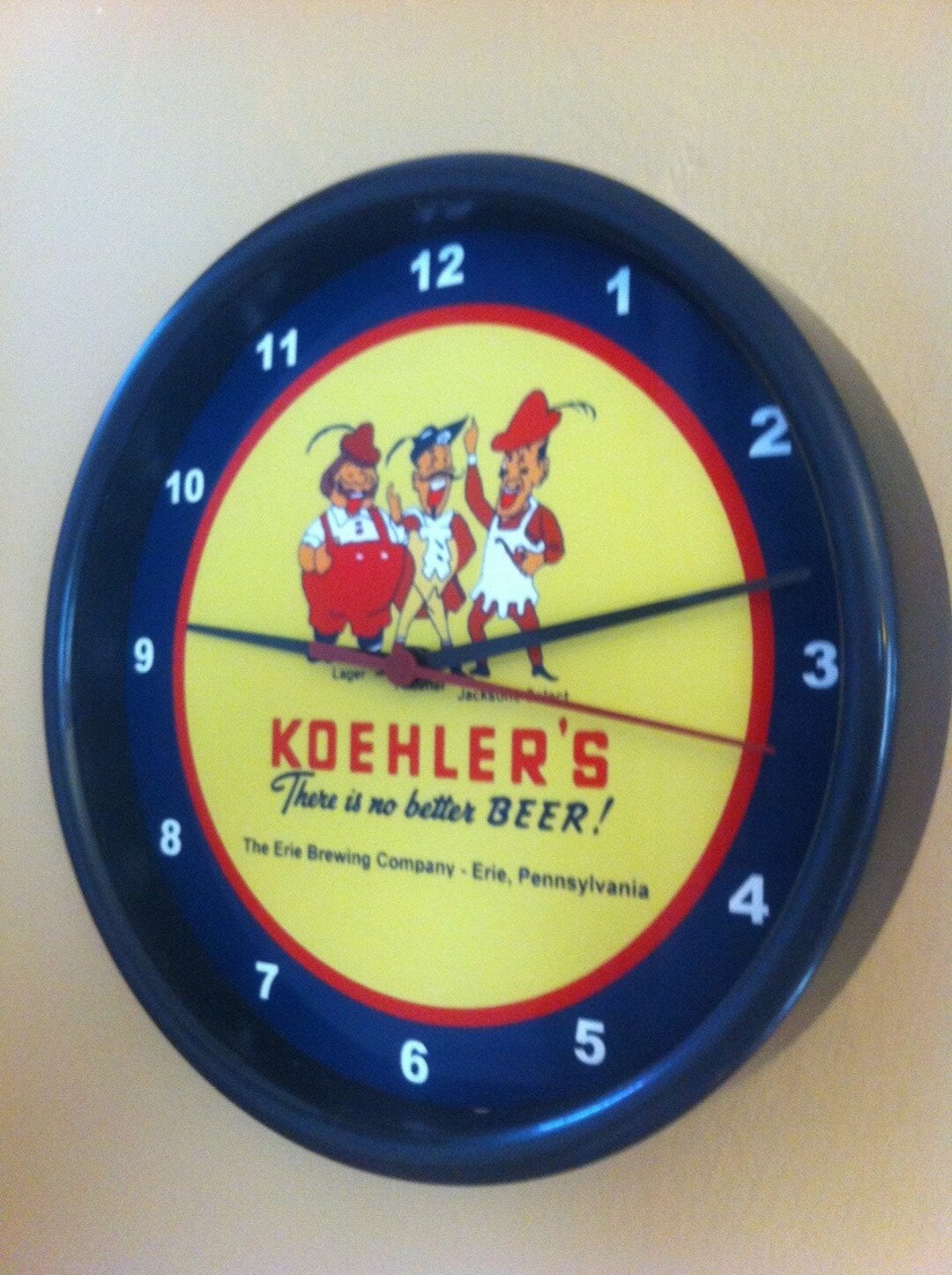 Koehler's Beer Bar Advertising Wall Clock Sign - Etsy