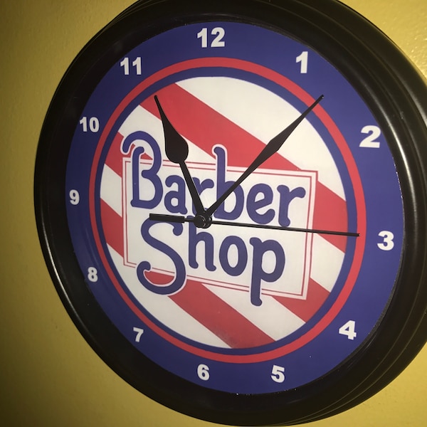 Barber Shop Clock - Etsy