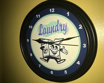 Laundry Room Clock - Etsy