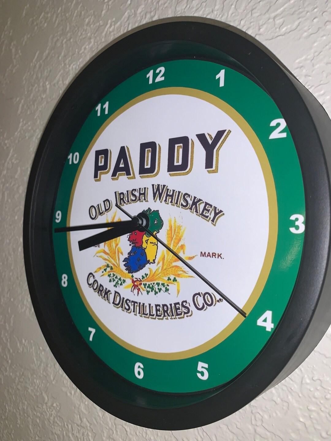 Paddy Irish Whiskey Beer Bar Advertising Wall Clock Sign - Etsy Canada