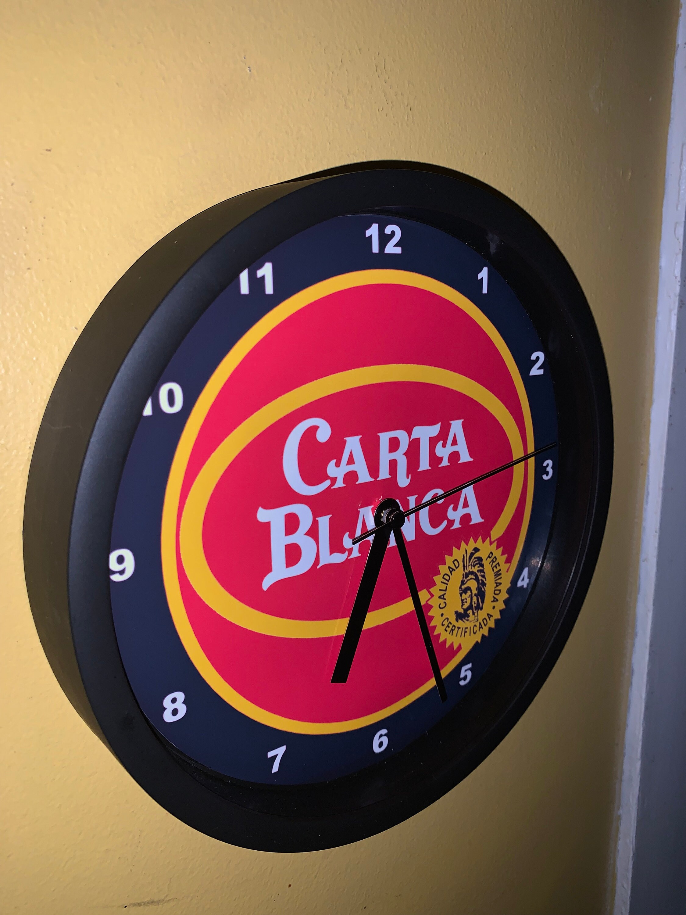Carta Blanca Cerveza Beer Bar Man Cave Advertising Wall Clock Sign - Etsy