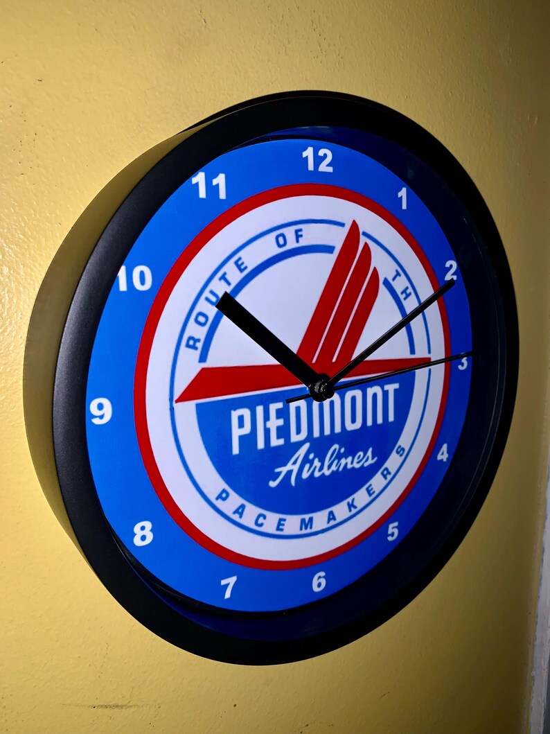 Piedmont Airlines Airport Terminal Pilot Stewardess Bar Advertising ...